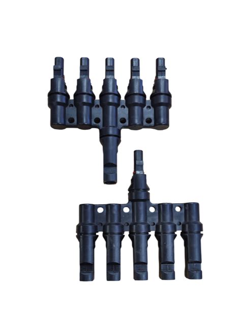 5 Branch Mc4 Connectors 1x Pair Green Zone Energy