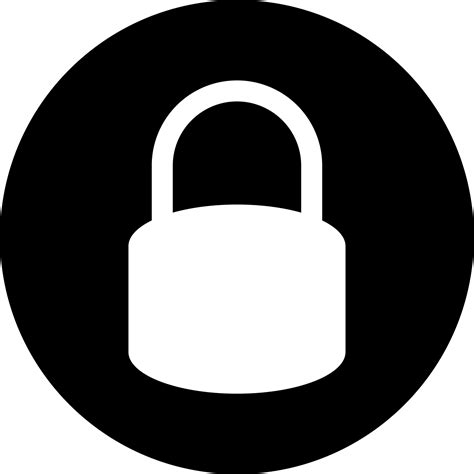 White Lock Icon Png