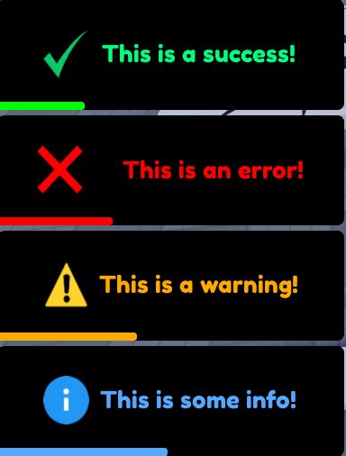 Notification System Customizable Clearly Development