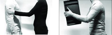 Screenshots An Interpersonal Socio Affective Touch Event Left And