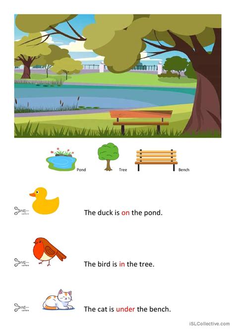 Prepositions Of Place Inonunder English Esl Worksheets Pdf And Doc