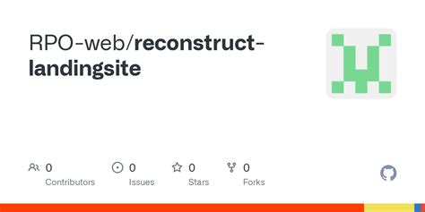 Github Rpo Web Reconstruct Landingsite