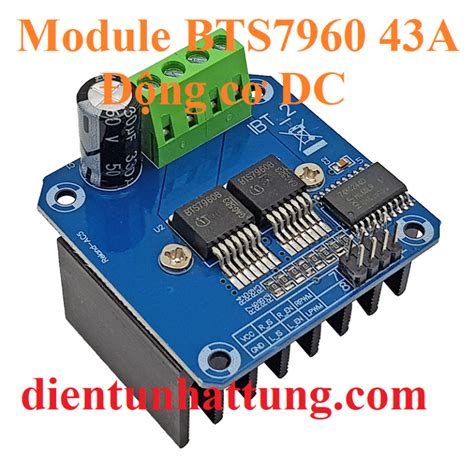 Module ĐiỀu KhiỂn Bts7960 43a Driver ĐỘng CƠ Dc
