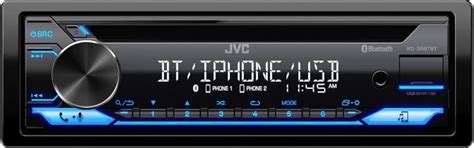 JVC KD SR BT Bluetooth CD Car Stereo With USB Port AM FM Radio MP Player High Contrast LCD