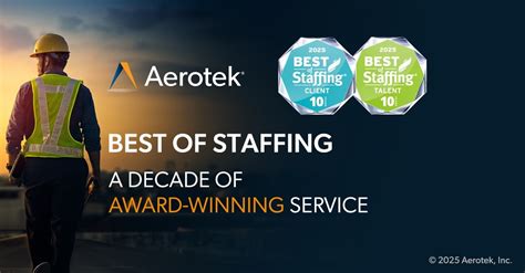 Aerotek Earns Best Of Staffing Client And Talent Awards For Tenth
