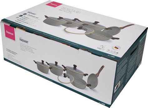 Fissman Cookware Set Radiant Series 9 pcs Aluminium With Non-Stick ...