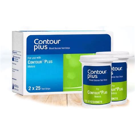 Contour Plus Glucometer Strips 50 Count