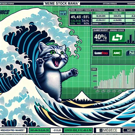 Meme Stock Mania Gamestop And Amc Surge 40 Pre Market After Roaring