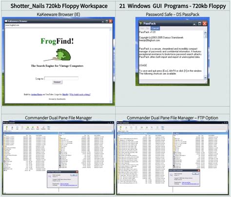 Floppy Workspace Windows Programs In A Kb Floppy Image WinWorld