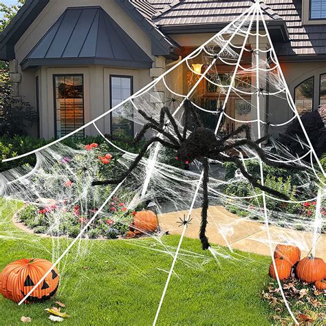 Halloween Spider Web Decorations