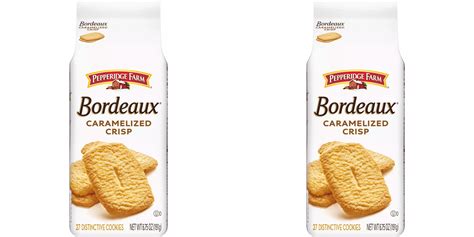 Pepperidge Farm Bordeaux Caramelized Crisp Cookies 675 Oz Pack Of 2