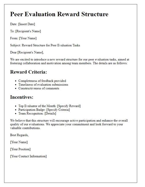 Letter Template For Peer Reviewer Compensation Offer Free Samples In