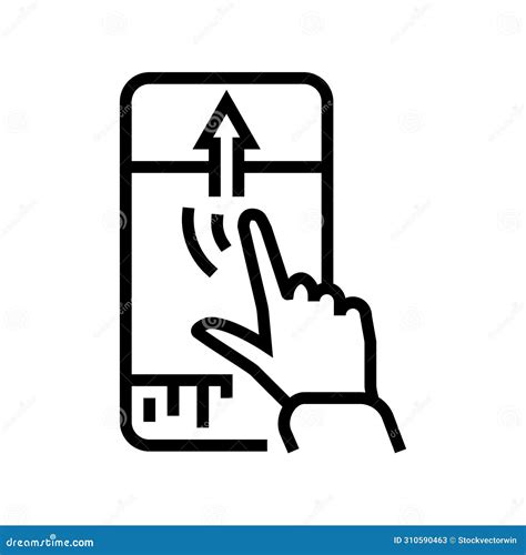 Scroll Hijacking Ux Ui Design Color Icon Vector Illustration