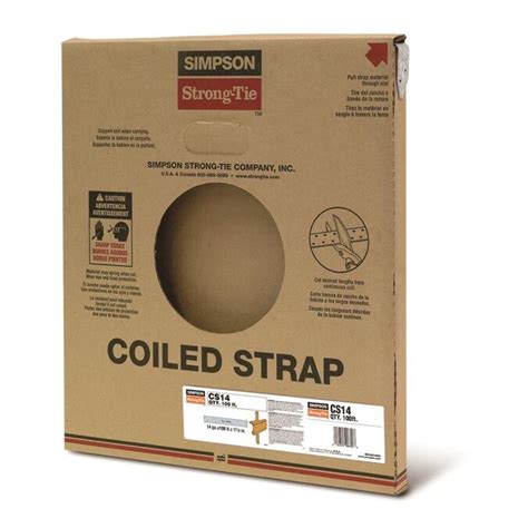 Simpson Strong Tie 100 Ft 14 Gauge Steel Coiled Strap In The Straps And Ties Department At
