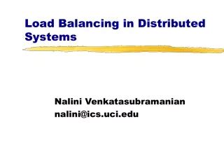 PPT Efficient Load Balancing In Distributed Systems Strategies