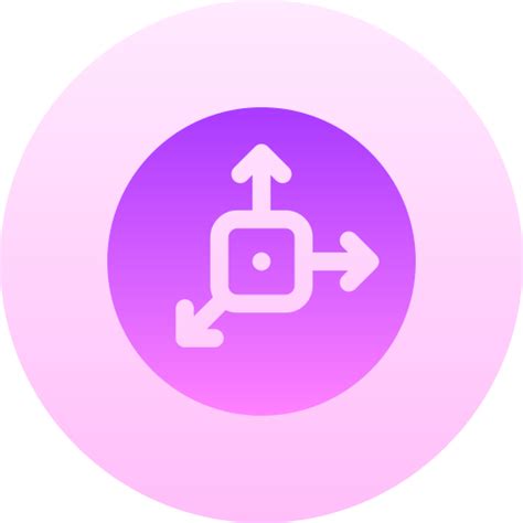 Accelerometer Sensor Basic Gradient Circular Icon