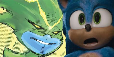 A Green Lantern In Dc Comics Looks Quite A Bit Like Sonic