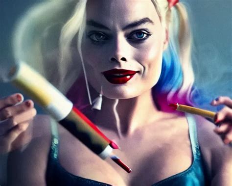 Margot Robbie Cigarette
