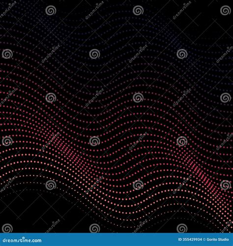 Red Circular Halftone Pattern Faded Gradient Tilted Border Vector Abstract Background