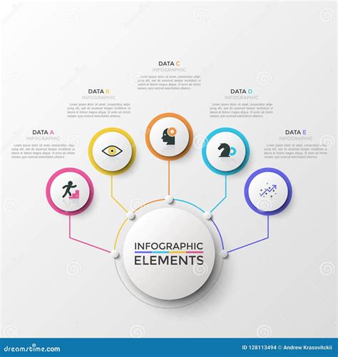 Advantages Of Company Workflow Growth Graphics Line Infographic Design Template Vector