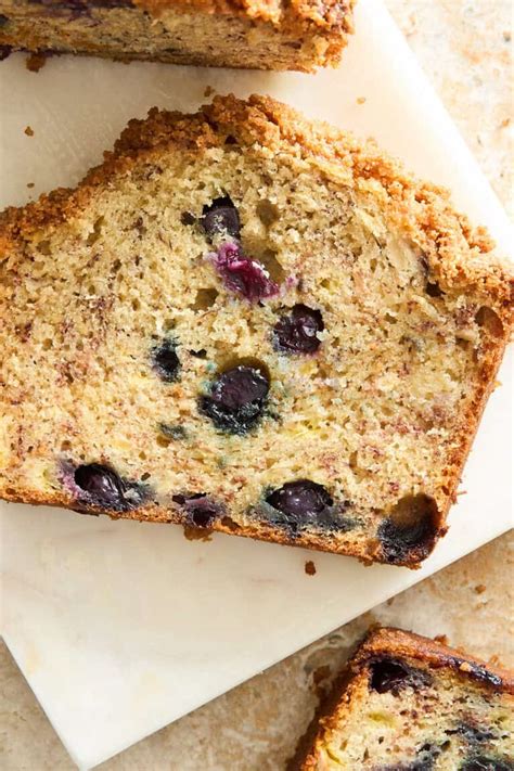 Banana Blueberry Bread With Cinnamon Streusel Topping Food Dolls