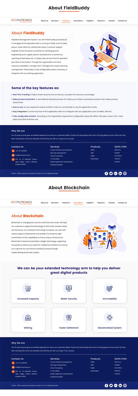 Computronics Website Redesign On Behance