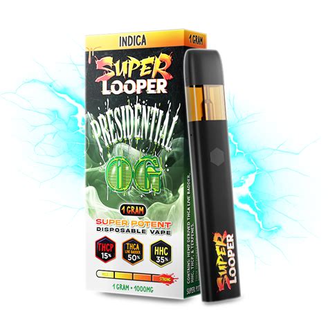Super Looper 1g Disposable Presidential Og Looper Award Winning