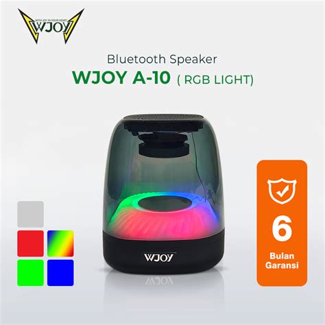 Jual Wjoy A 10 Speaker Bluetooth Wireless Hifi Stereo Bass Portable Rgb