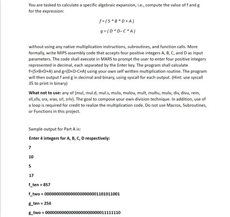 Solved Write In Mips Assembly Code Pleaseyou Are Tasked To