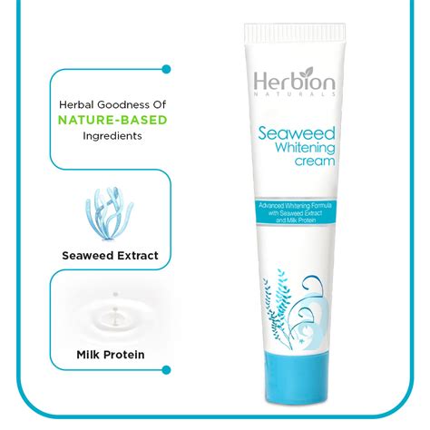 Skin Brightening Cream Natural Blend Of Seaweed Extract