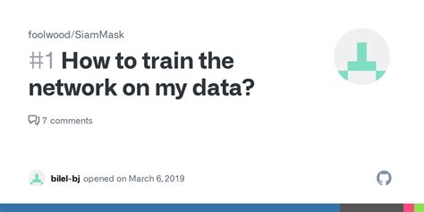 How To Train The Network On My Data Issue Foolwood SiamMask GitHub