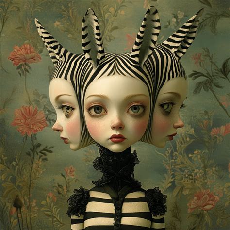 Zebra Girl Iii 1 Images Behance