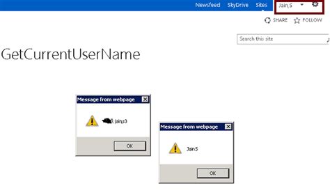 Sharepoint Get Current User Id Name Email Display Name Programmatically Enjoy Sharepoint