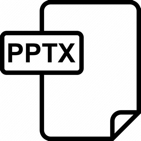 Document File Format Pptx Icon Download On Iconfinder