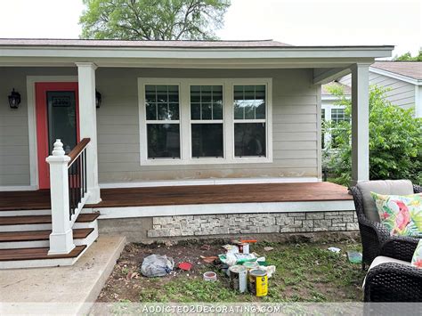 I Stained My Cedar Front Porch And I Hate It Addicted 2 Decorating®