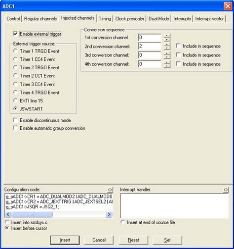 Adc Injected Simultaneous Mode Stmicroelectronics Community
