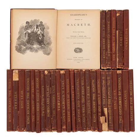 Rolfe William J Shakespeare S New York Harper And Brothers