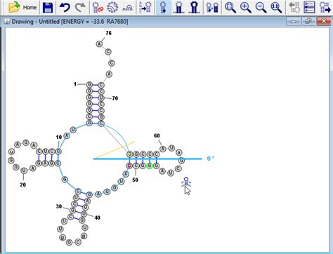 Rnastructure Tutorials Drawing Rna Structures With The Structureeditor
