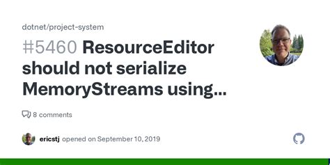 Resourceeditor Should Not Serialize Memorystreams Using Binaryformatter