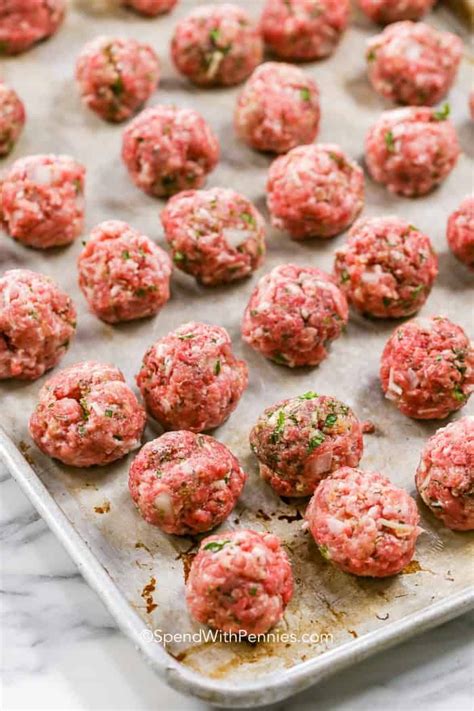 Ground Beef And Pork Meatballs Recip Zoid