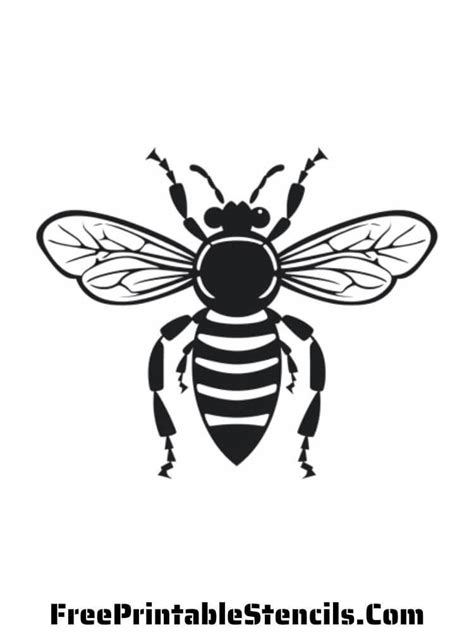 Free Printable Bee Stencils And Silhouettes Free Printable Stencils