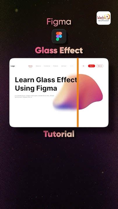 Figma Tutorial Glass Effect In Hero Section 🔥 Step By Step Tutorial