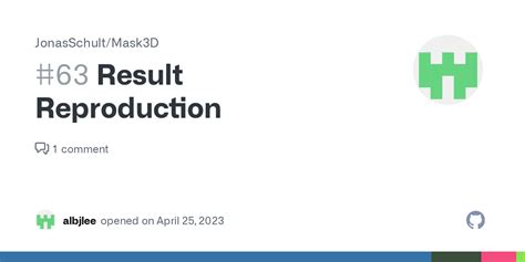 Result Reproduction · Issue 63 · Jonasschult Mask3d · Github