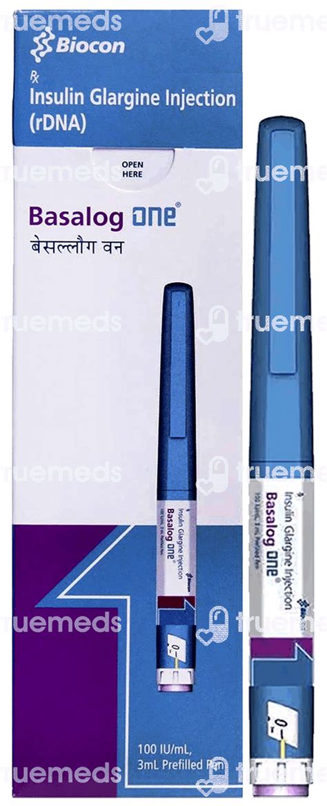 Basalog One 100 Iu Injection 3 Ml Uses Side Effects Dosage Price