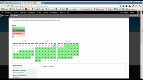 Drupal Calendar Module
