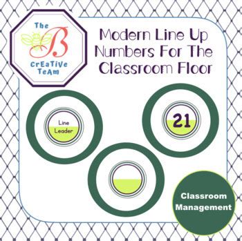 Modern Line Up Numbers For Your Classroom Floor By The B Creative Team