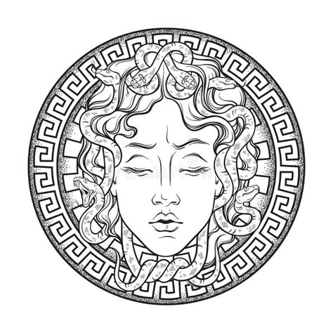 Medusa Gorgon Vector Illustration Stock Illustrations 636 Medusa Gorgon Vector Illustration