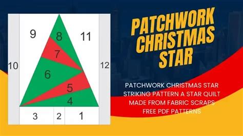 Patchwork Christmas Star A Striking Pattern For A Star Quilt