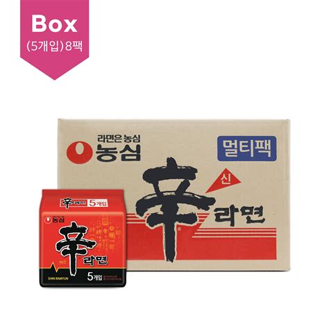 농심 신라면 멀티 120g X 40개입 박스 마켓다나와
