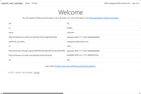 Sign In Users To A Sample Aspnet Core Web Application Microsoft Entra External Id Microsoft